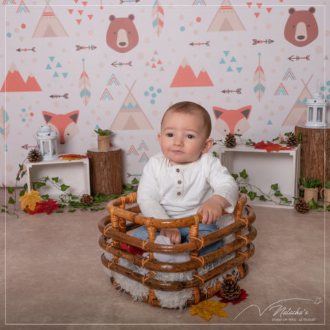 Séance photo bébé thème indien en Idf - Studio photo Mir Baby - Photo ...